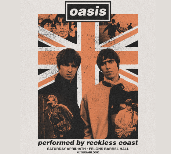 Oasis performed by Reckless Coast – Felons Brewing Co.